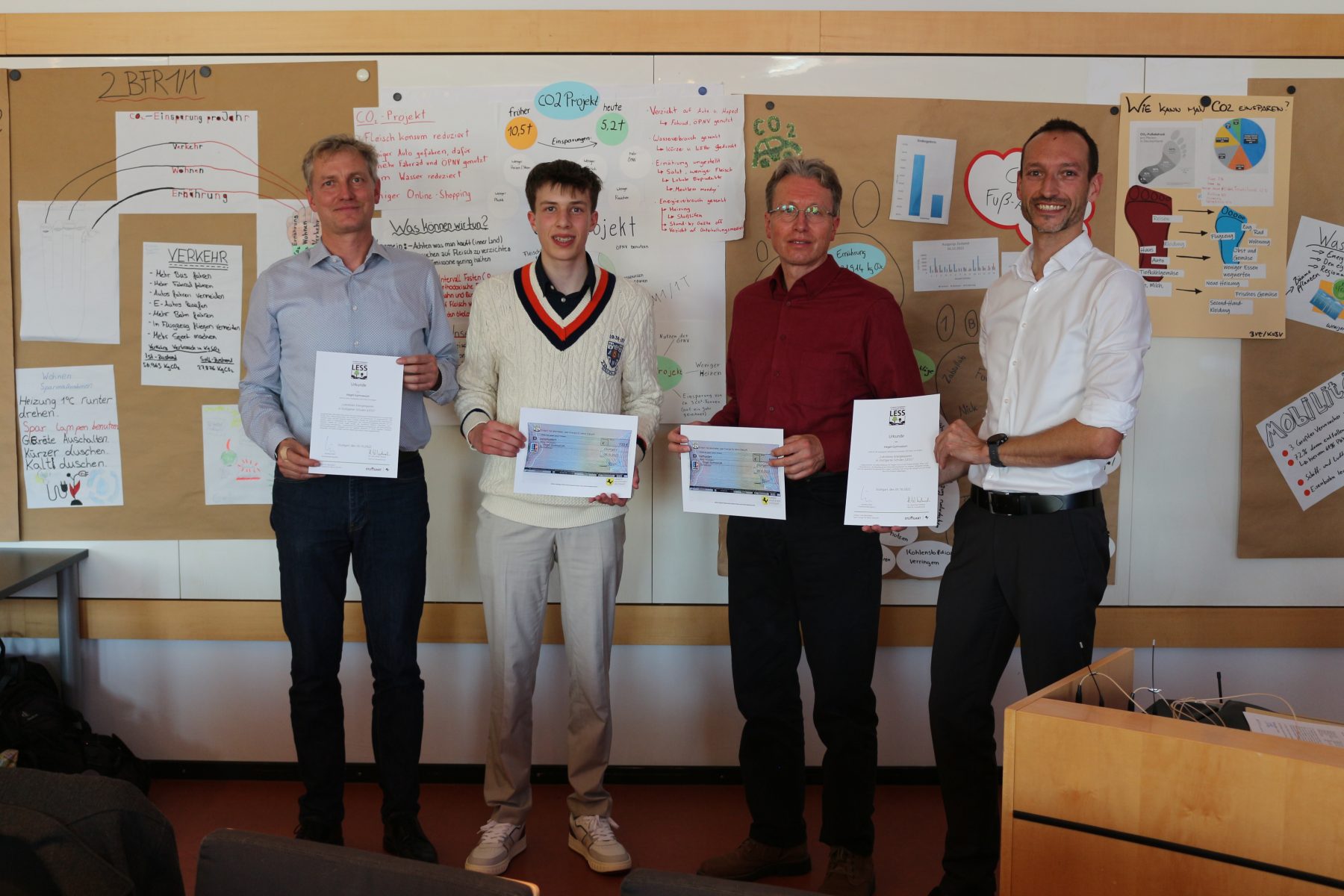 LESS – Sonderpreis für den Solarkataster Vaihingen – Hegel-Gymnasium